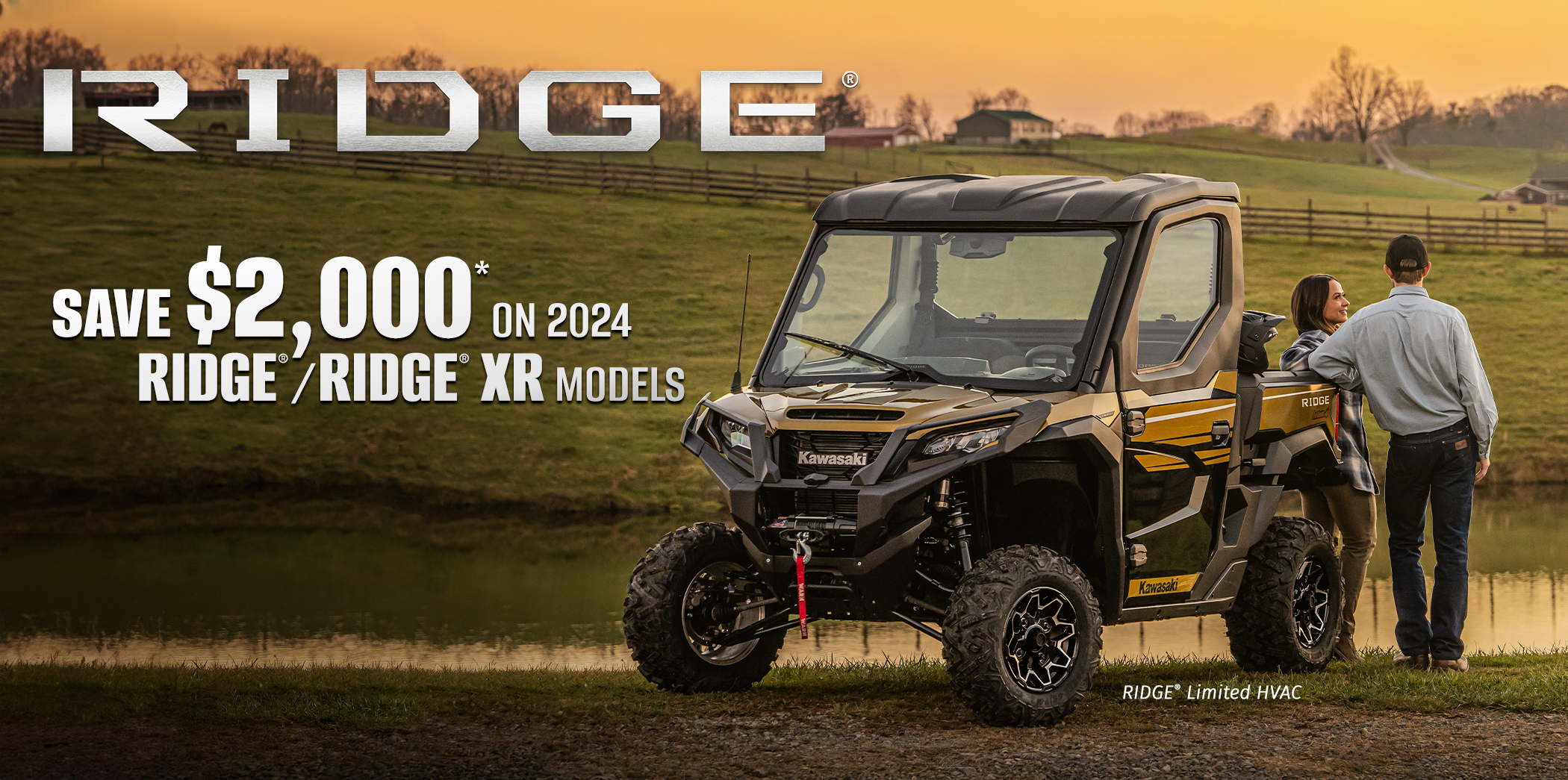 Kawasaki RIDGE® Family | Premium Sport Utility Side x Sides