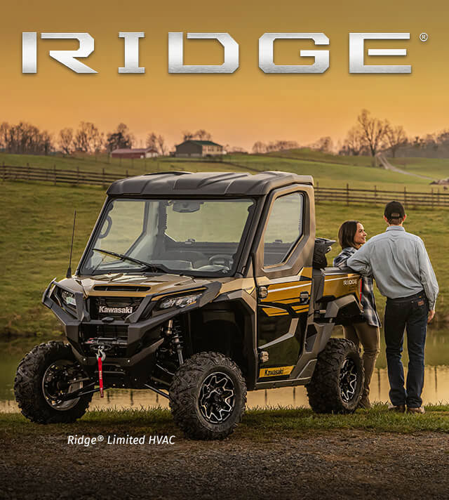 Kawasaki RIDGE® Family | Premium Sport Utility Side x Sides