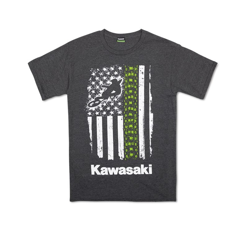 Kawasaki Flag Moto T-Shirt